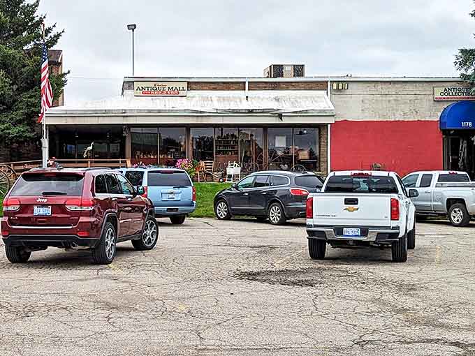 The unassuming exterior hides a wonderland of vintage treasures that'll make your heart skip a beat faster than finding money in old coat pockets.