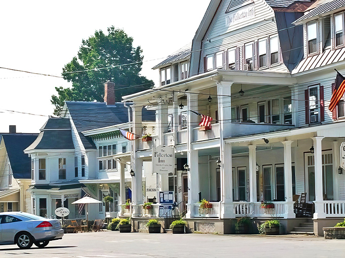 Classic New England charm on full display &ndash; Chester's Main Street looks like it's waiting for a movie crew to yell "action!"