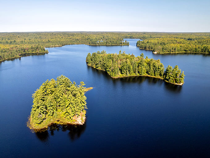 Craig Lake State Park sprawls across the Upper Peninsula like nature's own private reserve, where 8,459 acres wait for visitors willing to work for their wilderness.