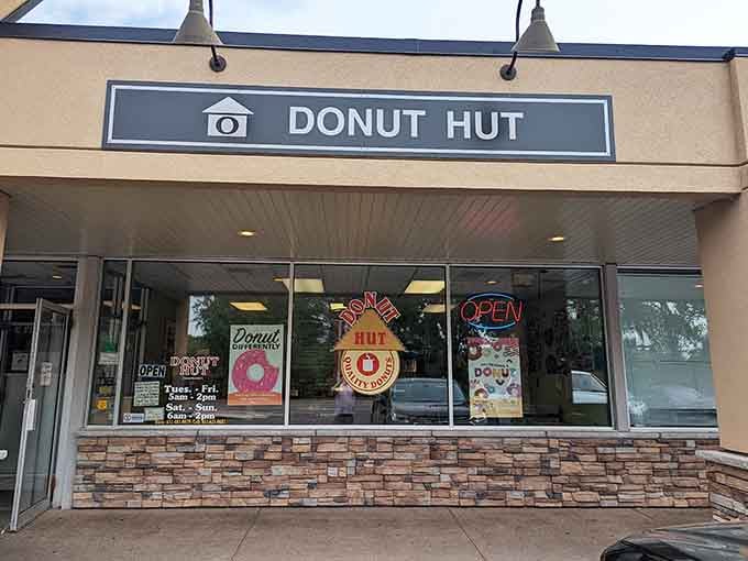 The unassuming exterior hides pastry perfection that's turned this strip mall spot into a pilgrimage site for donut devotees.
