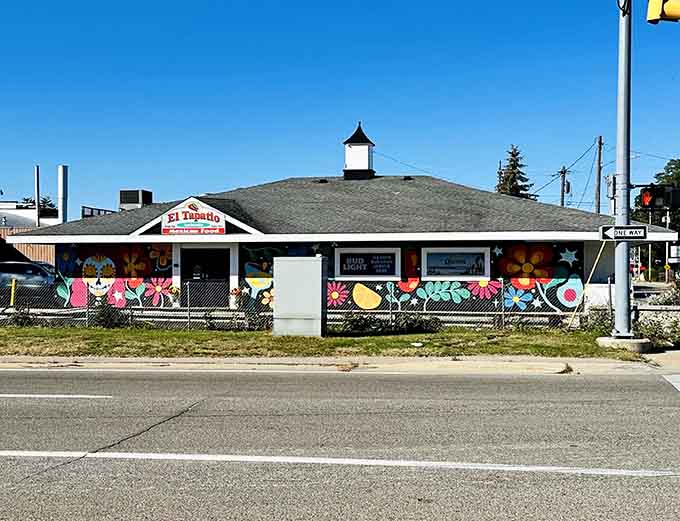 That colorful exterior isn't just for show, it's a promise of the vibrant flavors waiting inside this Muskegon treasure.