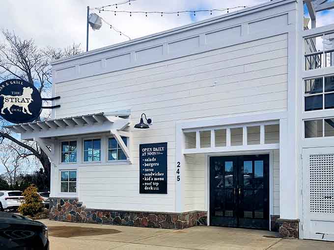 That crisp white exterior and charming signage practically beg you to come inside and see what all the fuss is about.
