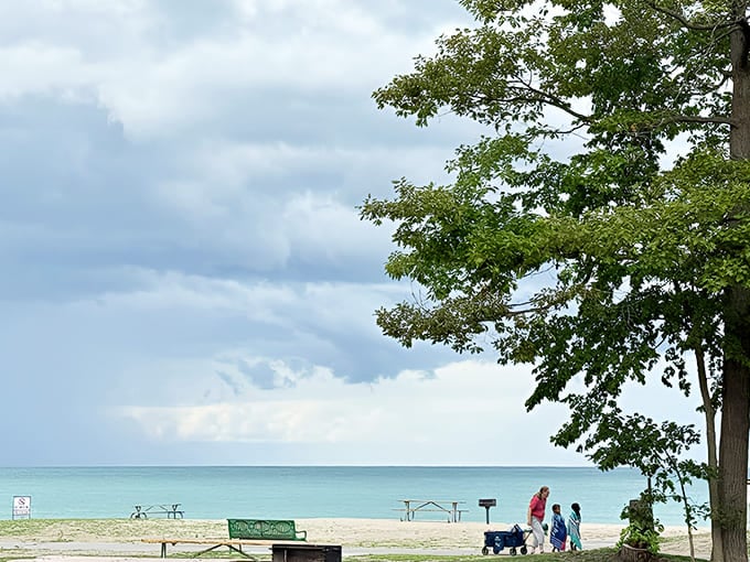 Fort Gratiot County Park welcomes visitors with its pristine shoreline and Lake Huron's impossibly blue waters &ndash; Michigan's answer to tropical paradise.