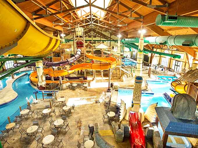 A water wonderland where winter blues don't stand a chance &ndash; Great Wolf Lodge's indoor paradise keeps summer alive year-round with twisting slides and splashing adventures.