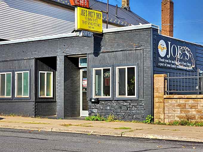 Joe's Pasty Shop's no-nonsense exterior promises authentic Upper Peninsula cuisine without the frills &ndash; just the way locals like it.