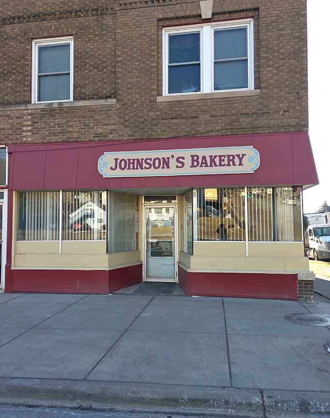 The unassuming red and cream exterior hides Duluth's worst-kept secret, where locals have been sneaking amazing pasties for years.