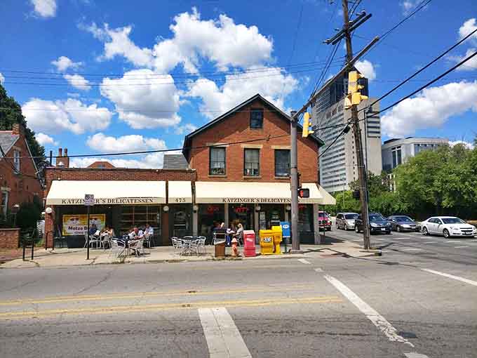 A brick cornerstone of culinary delight, Katzinger's stands proudly in German Village, promising sandwich nirvana to all who enter.