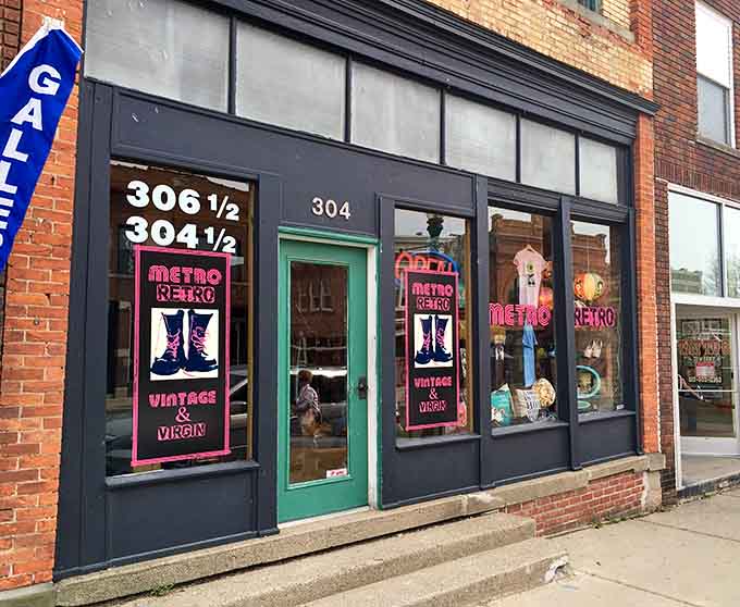 That green door is your portal to decades of style, where the only thing vintage about the prices is how reasonable they are.