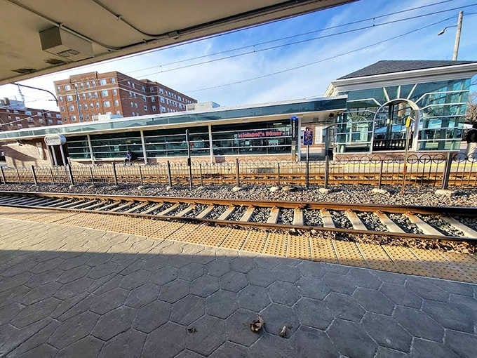 Where culinary magic meets railroad charm, Michael's Diner sits unassumingly at Shaker Square, promising breakfast bliss to those in the know.