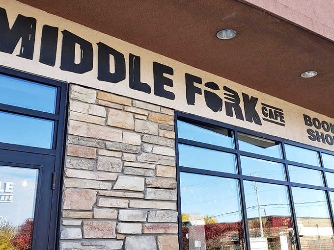 The stone facade of Middle Fork Cafe welcomes visitors with understated charm &ndash; no flashy signs needed when what's inside speaks volumes.