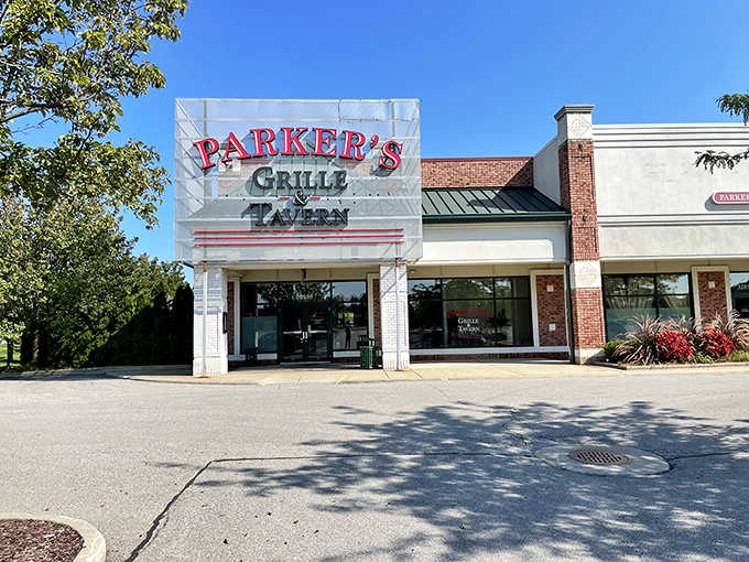 Parker's Grille & Tavern stands proud in Avon Lake, its welcoming facade promising culinary delights that chain restaurants can only dream about.
