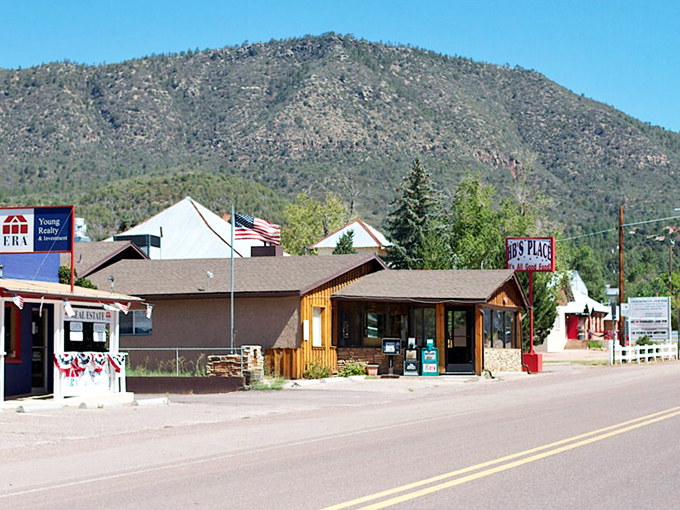 Pine, Arizona: Where the desert surrenders to ponderosa pines and mountain magic happens at 5,400 feet above sea level.