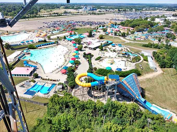 Soak City: An aerial view that makes adults want to call in sick to work and kids pray for an endless summer of watery thrills.