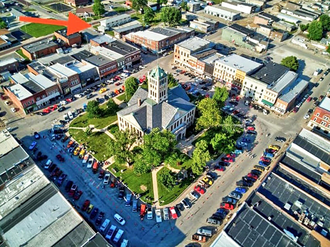 Taylorville's town square radiates that timeless small-town magic that makes you want to slow down and stay awhile.