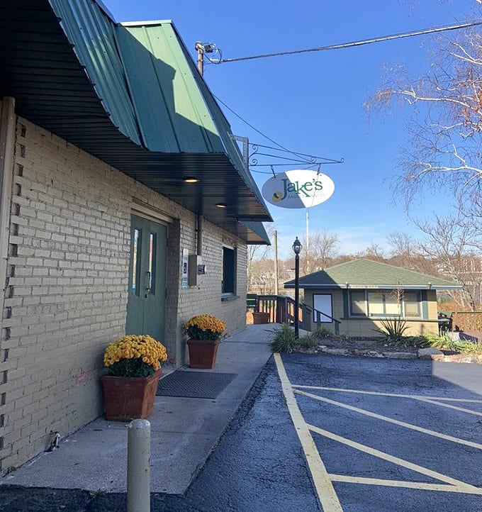 The green awning and modest exterior hide one of Aurora's best-kept breakfast secrets, proving great food doesn't need flashy packaging.