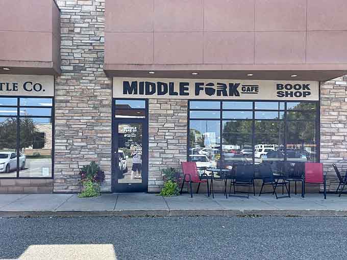 The unassuming exterior of Middle Fork Cafe hides some of the best grilled cheese sandwiches in Minnesota, proving that great food doesn't need flashy packaging.