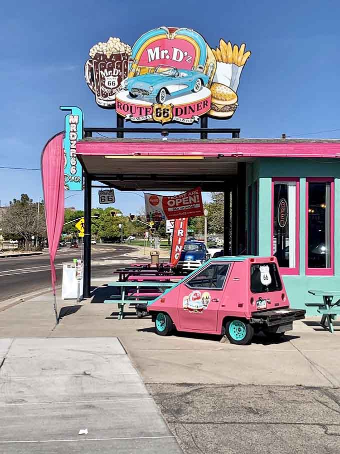 That sign isn't just advertising, it's making a promise that the diner absolutely keeps with every order.