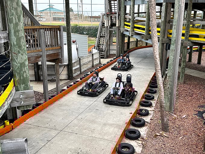 The Track Destin’s go-karts glide into view—Florida’s asphalt playground is officially in motion!