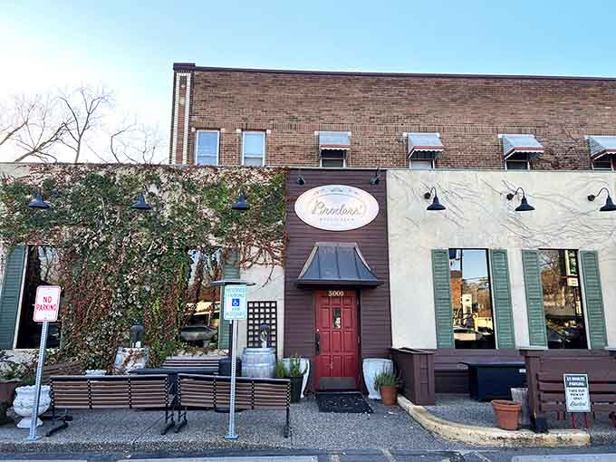 That charming storefront practically begs you to come inside and carb-load like you're training for a marathon.