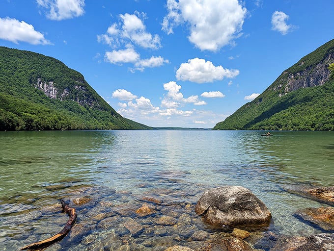 Crystal waters trapped between mountain sentinels &ndash; Lake Willoughby's fjord-like beauty stops first-time visitors in their tracks.