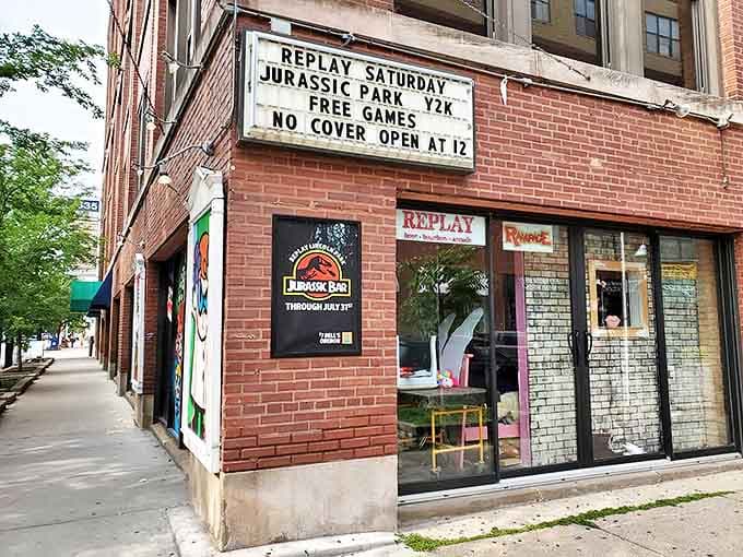 The unassuming brick exterior of Replay in Wicker Park promises "FREE GAMES" and "NO COVER" &ndash; two magical phrases that instantly transport you back to childhood, minus the allowance anxiety.