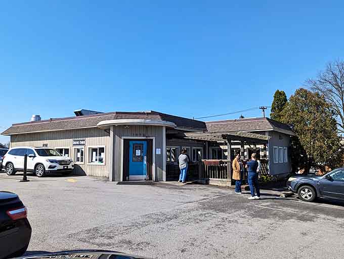 That blue door isn't just charming, it's your gateway to some of the best food in Northeast Ohio.