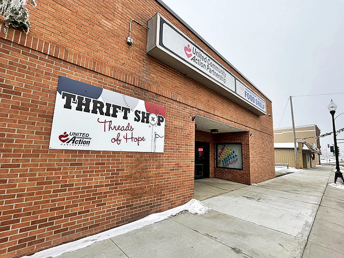 The unassuming brick exterior of Threads of Hope hides a wonderland of treasures waiting to be discovered in downtown Litchfield.