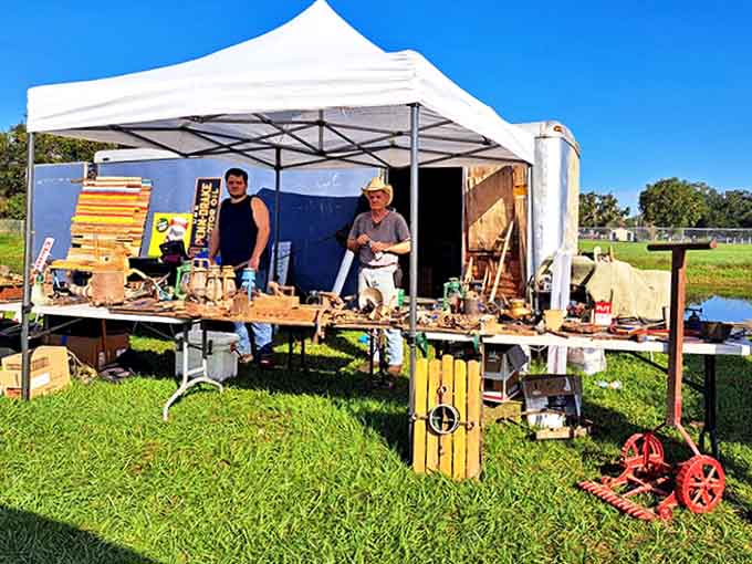 The workbench of yesterday meets the curiosity of today &ndash; these weathered tools have stories embedded in every scratch and dent.