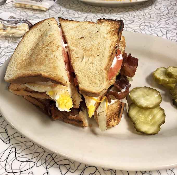 The breakfast sandwich brings bacon, egg, and cheese together in a handheld morning masterpiece worth waking up for.