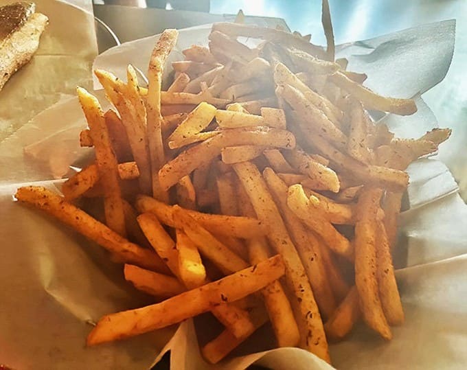 Hand-cut, double-fried, and dusted with secret spices, these Cajun fries make you wonder why anyone would ever eat the frozen kind.