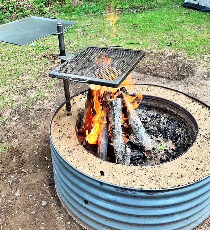 Camping at F.J. McLain State Park: Nothing beats stories shared around a crackling campfire, where s'mores taste better and jokes seem funnier.