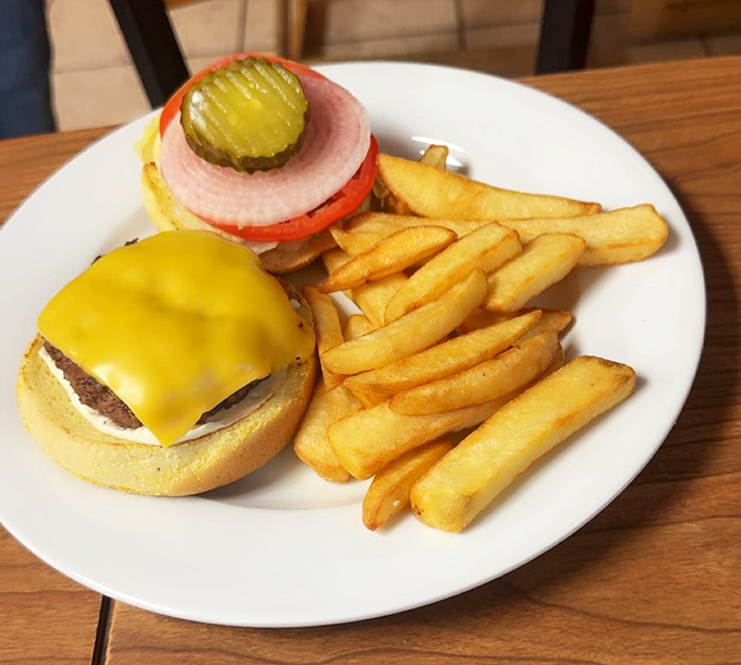 A cheeseburger that doesn't need fancy aioli or artisanal buns to be delicious &ndash; just quality ingredients handled with respect and proper technique.