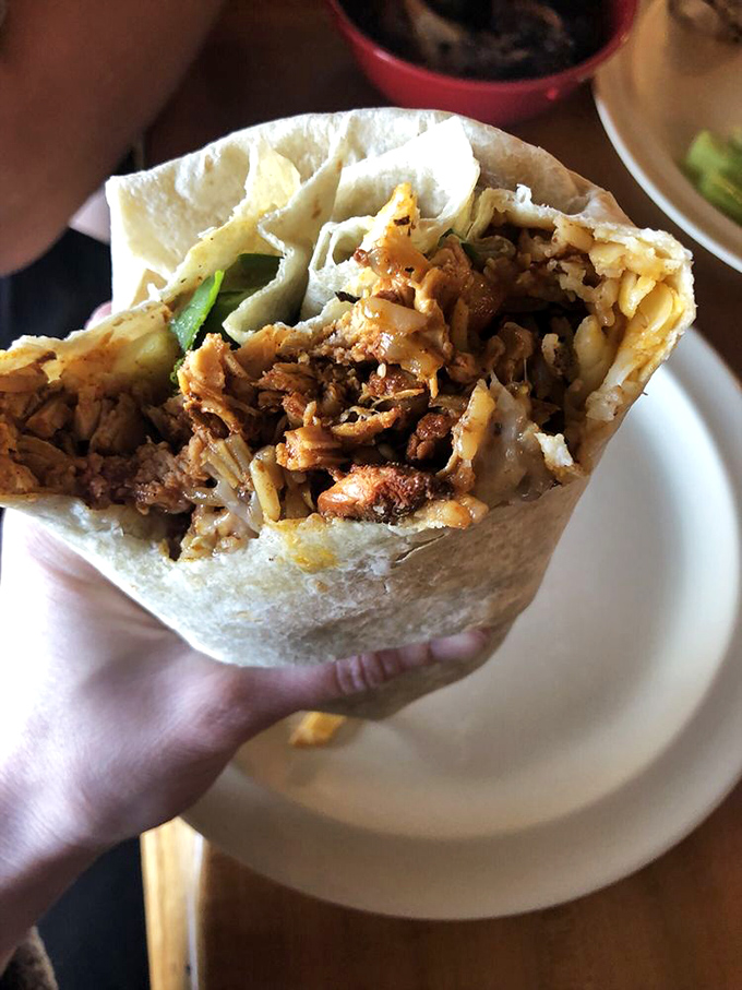 The aptly named "Big Daddy Fatty" requires both hands and a strategy &ndash; a magnificent meal wrapped in a portable package.