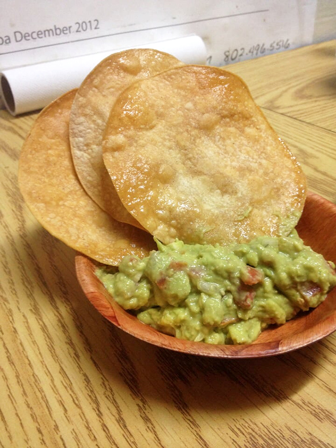 House-made tortilla chips with fresh guacamole &ndash; sometimes the simplest pleasures are the most satisfying companions to a stellar meal.