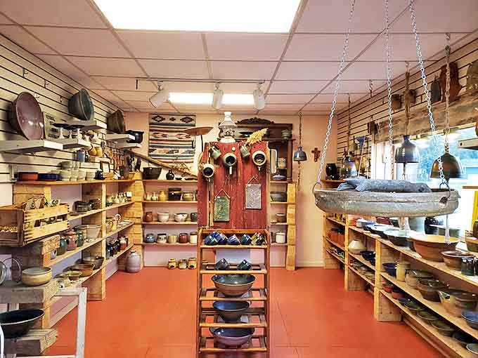 Local artisans showcase their creativity in spaces that celebrate handmade goods and individual craftsmanship throughout town.