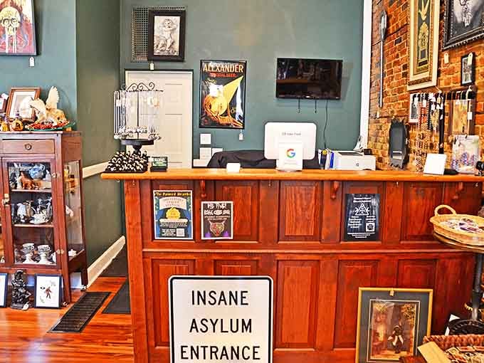 "Yeah, abs are great, but have you tried donuts?" The counter sign speaks truth to anyone who's ever been torn between fitness goals and pastry dreams.