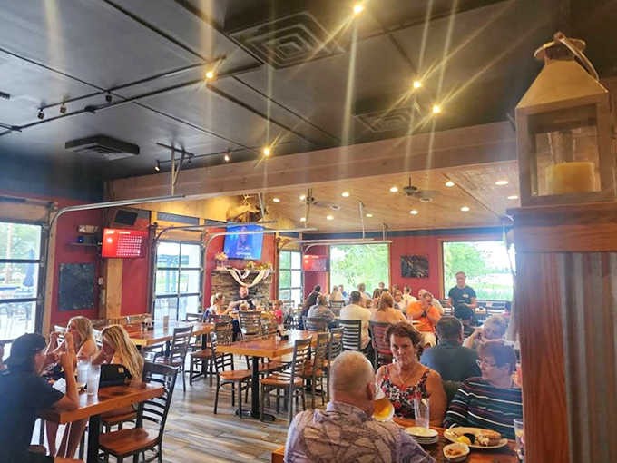 The universal language of "mmm" being spoken throughout this sun-drenched space &ndash; where strangers become friends over shared food recommendations.