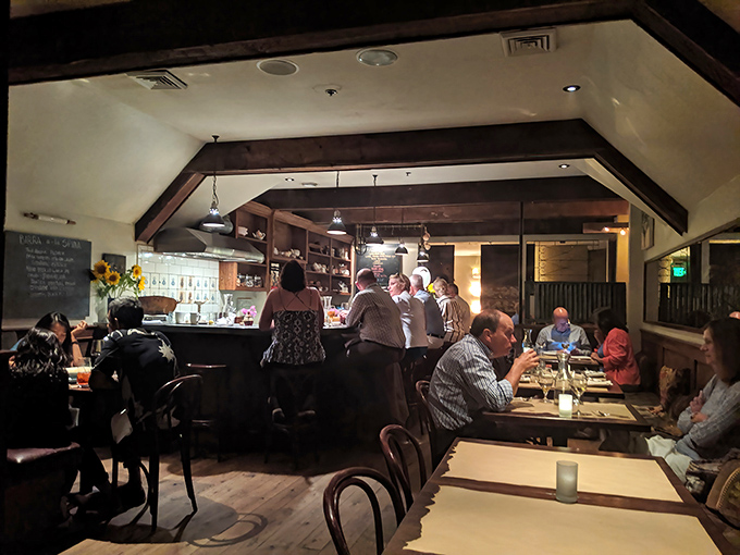 Diners gather in Primo's intimate space, where conversations flow as freely as the wine amid the warm glow of candlelight.