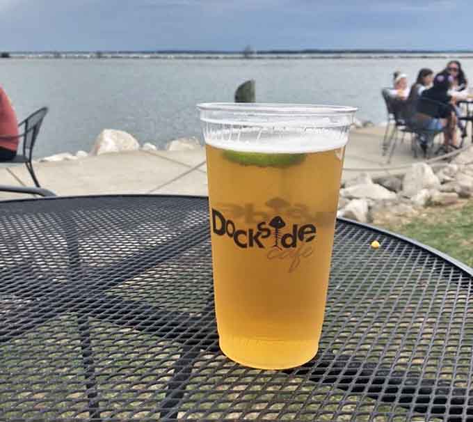 Cold beverages with a lake view taste approximately 47% better than beverages consumed anywhere else, scientifically speaking.