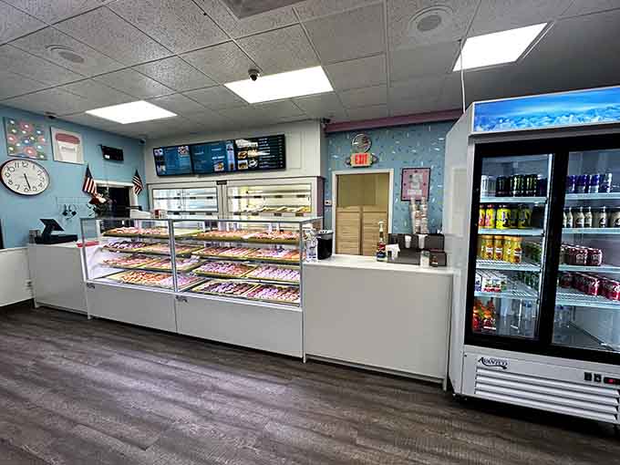 The counter area where dreams are ordered and breakfast miracles are assembled by people who actually care about your meal.