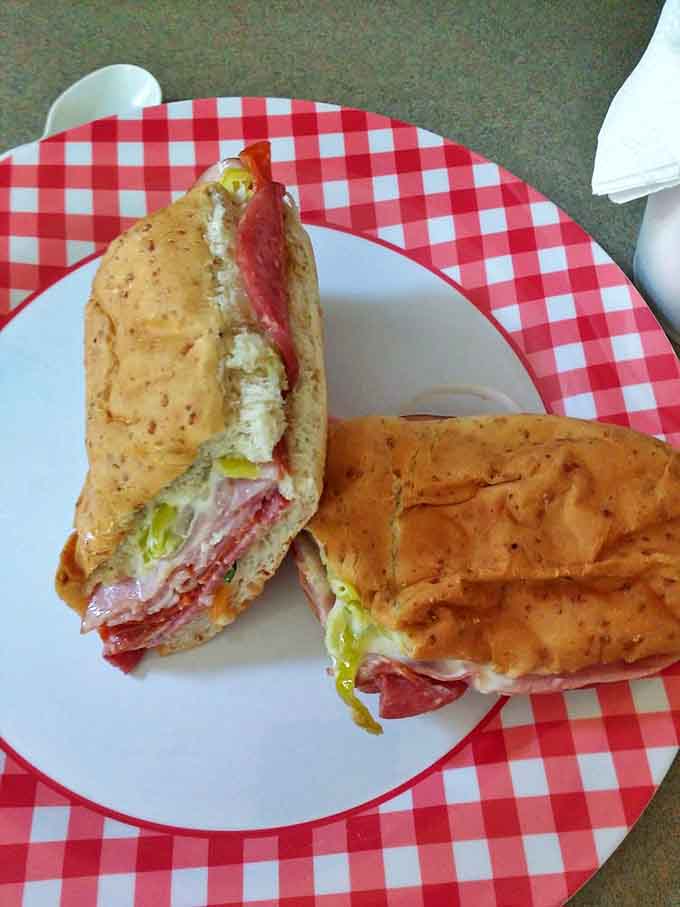 The Italian hoagie in all its glory &ndash; layers of meats and cheeses creating the sandwich equivalent of a standing ovation.