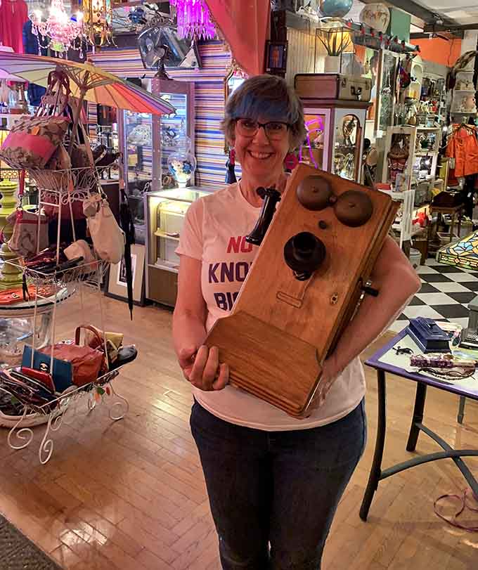 Happy shoppers discovering unique finds is what Flamingos Divine Vintage is all about, connecting people with pieces that speak to their souls.