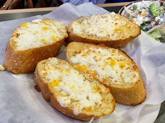 10. garlic cheese bread