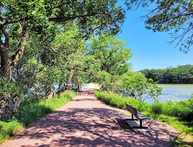 Recreational trails wind through diverse terrain, offering new discoveries around every bend for hikers and bikers alike.