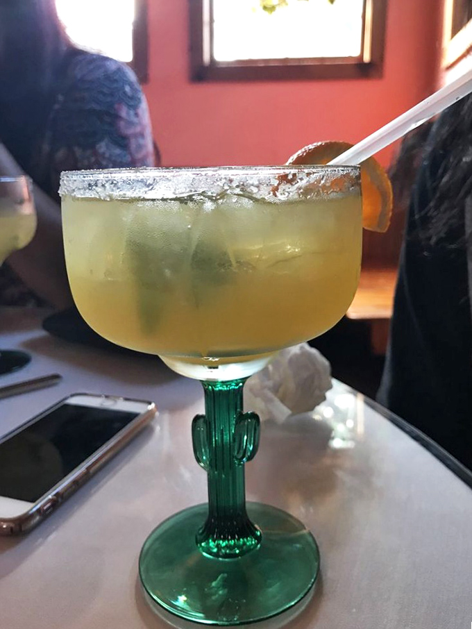 A margarita served in a cactus-stemmed glass &ndash; because sometimes breakfast calls for something stronger than coffee.