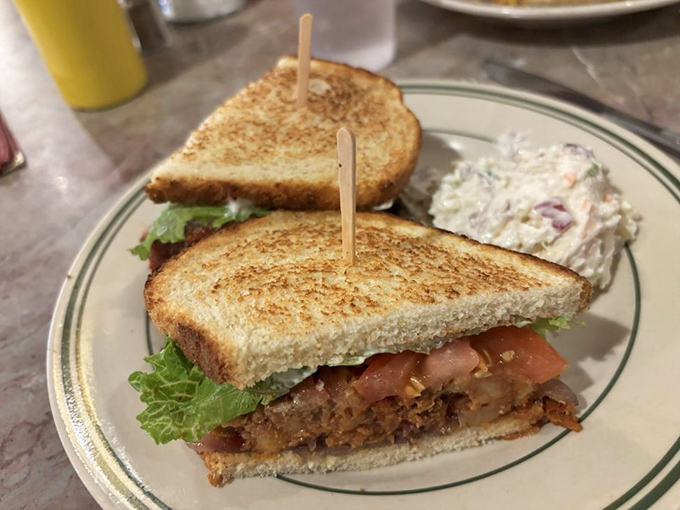 Comfort food gets the handheld treatment in this hearty sandwich that grandmothers everywhere would proudly approve of.