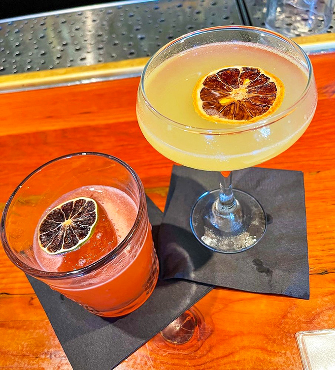 Cocktails at The Parlor aren't afterthoughts but co-stars &ndash; these citrus-kissed mezcal creations provide the perfect counterpoint to rich Italian flavors.