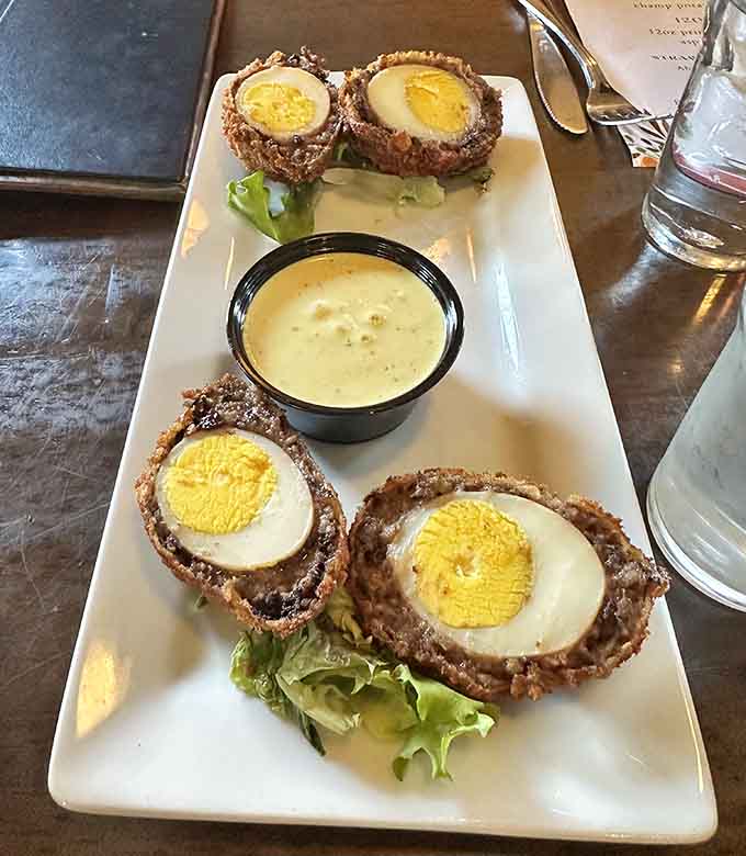 Scotch Eggs might be unfamiliar to some, but one bite of this perfectly executed classic will make you a believer.