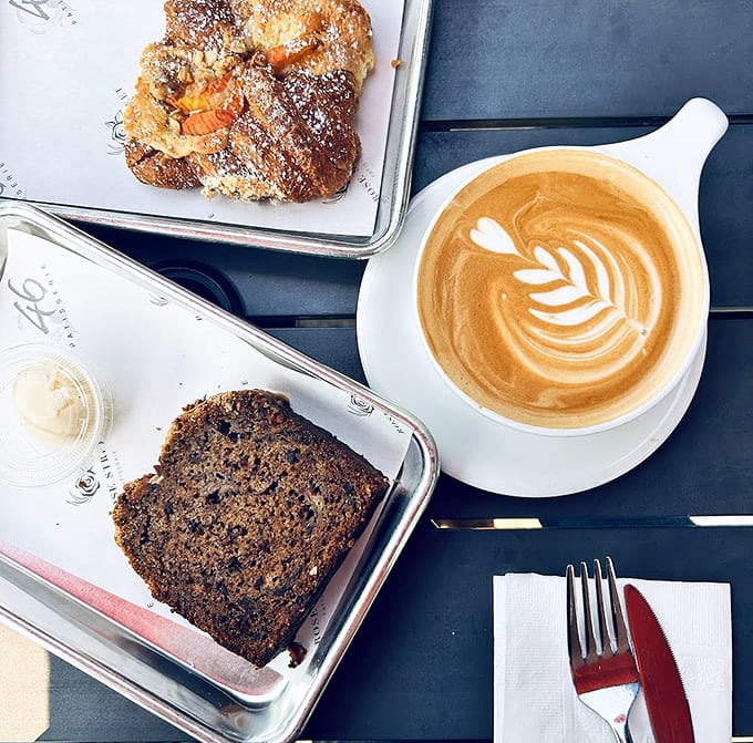 Pastries and perfectly pulled espresso together create a breakfast combination that makes you wonder why anyone bothers with cereal and orange juice.