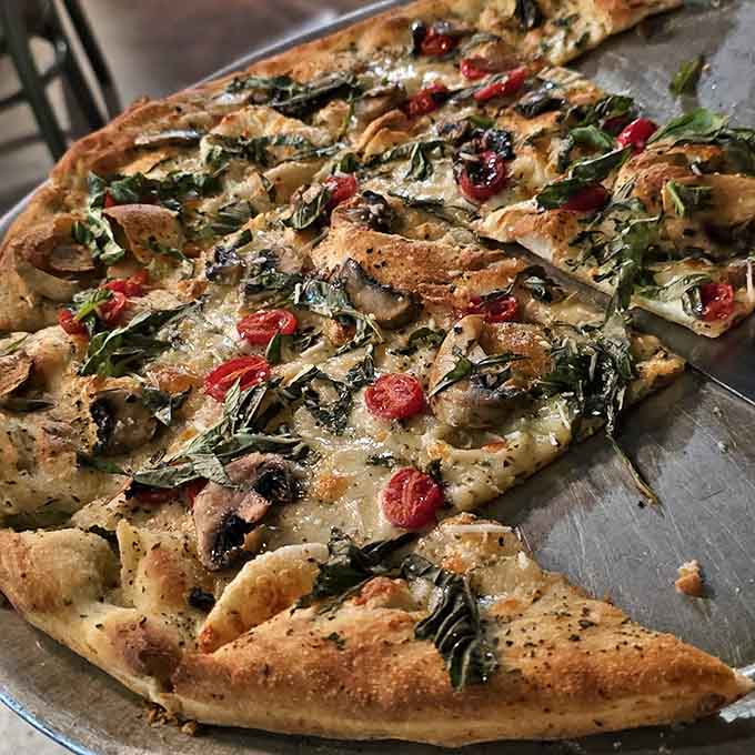 Even the pizza shows attention to detail, with fresh toppings and a crust that strikes the perfect balance between crispy and chewy.